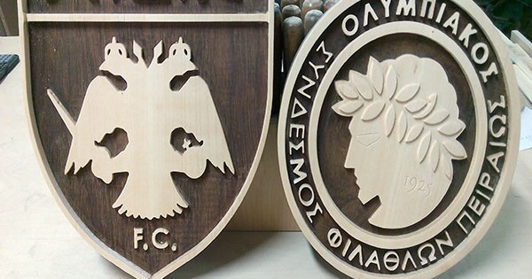 ΞΥΛΟΓΛΥΠΤΟ ΣΗΜΑ ΟΛΥΜΠΙΑΚΟΥ - AEK